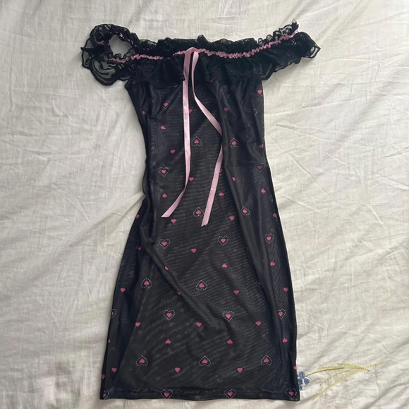 Dolls Kill | Swim | Y2k Pink Coquette Sailor Lolita Lace Cover Up ...